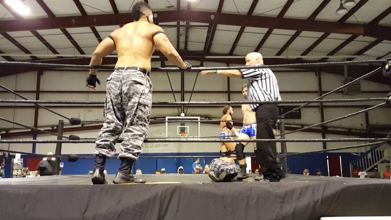 Tama Tounga and Tanga Roa The Bullet Club VS Corey Hollis and John ...