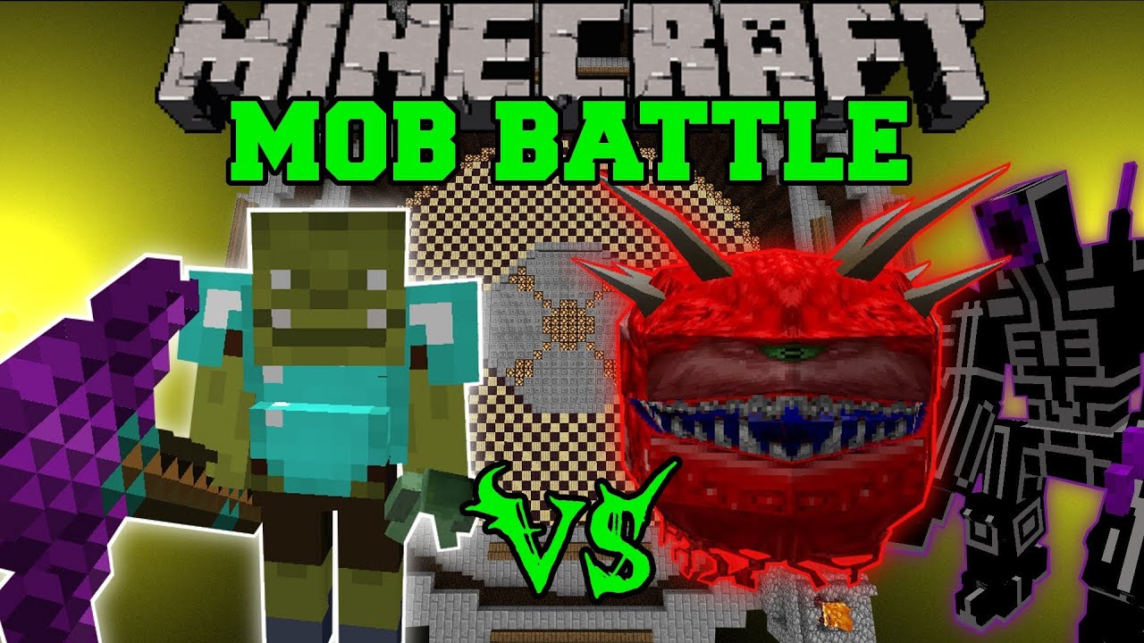 ORC SHAMAN VS CACODEMON, MUTANTS, & MAGE - Minecraft Mob Battles - Mods ...