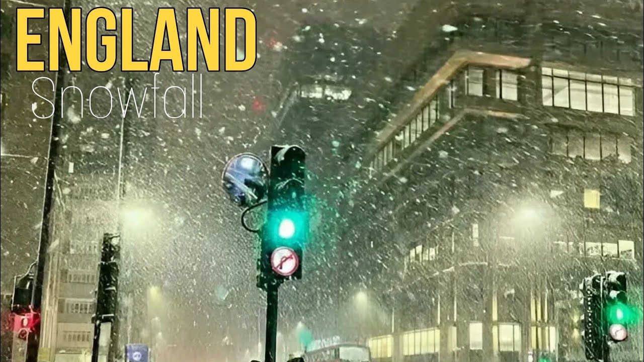 Winter Vibes:Relaxing Snowsounds and Snowfall in England ️ - YouTube