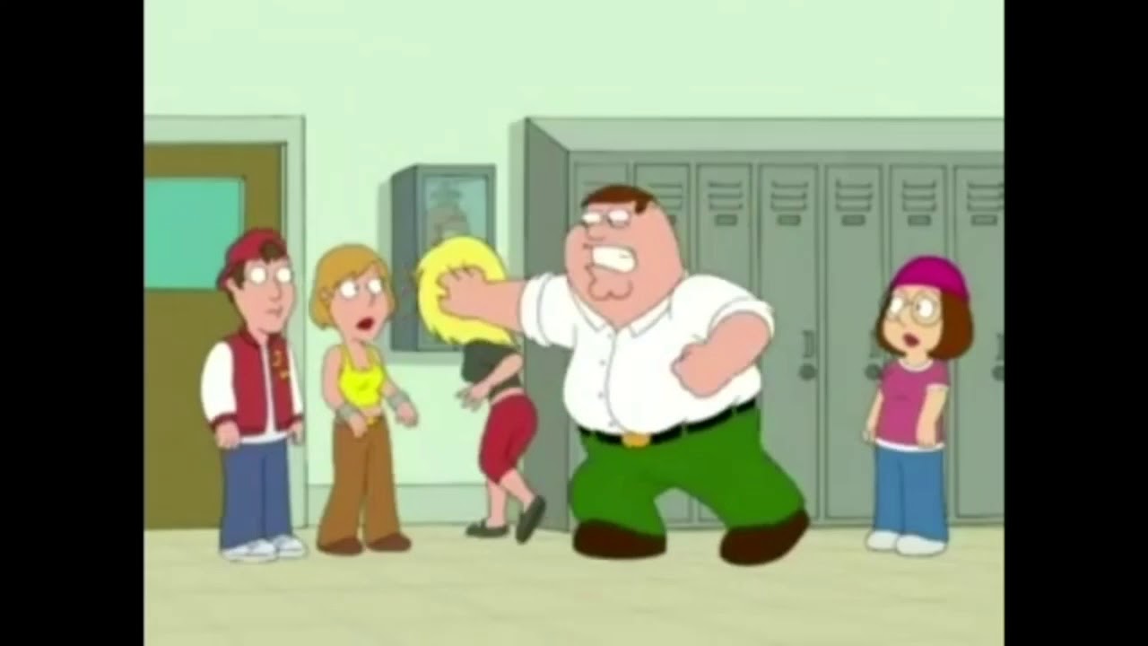 Family Guy Peter Beats Up Connie Edited (bad) - YouTube