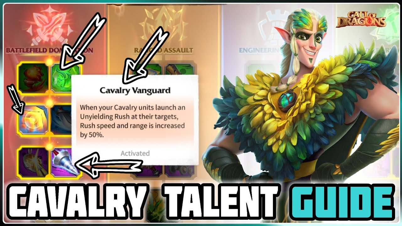 call of dragons - Cavalry Battlefield domination season Talent is OP ...