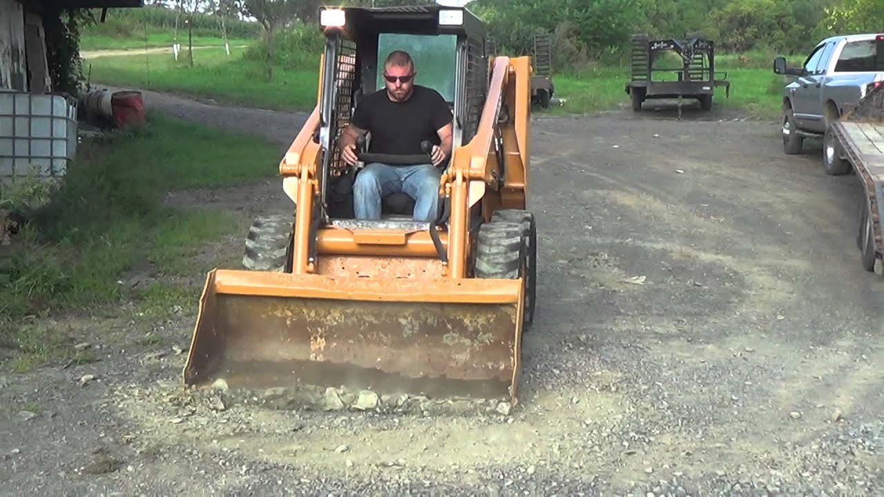 2003 CASE 40XT SKID STEER WITH AUXILLIARY HOOKUPS....SHARP!! - YouTube