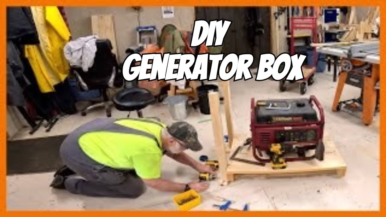 CRAZY DIY GENERATOR BOX FOR OFF-GRID CABIN - YouTube