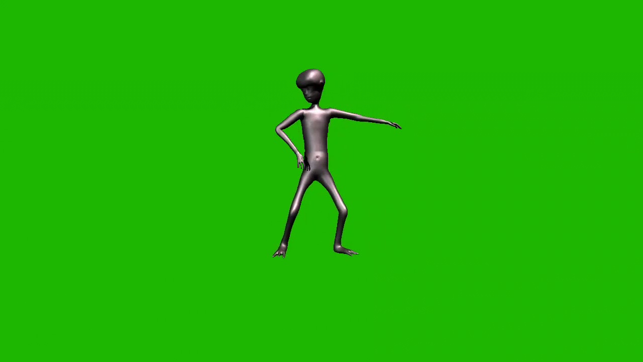 Alien MEME Dance Green Screen - YouTube