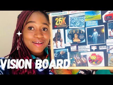 How To: Make Your 2023 Vision Board *my first vision board*🥳 - YouTube