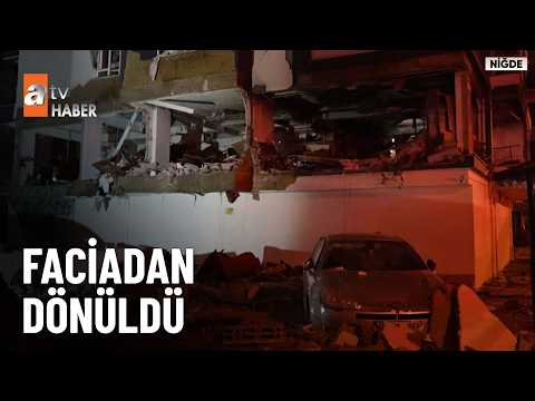 Niğde’de 14 katlı apartmanda doğalgaz patlaması - atv Haber 10 Mart 2026