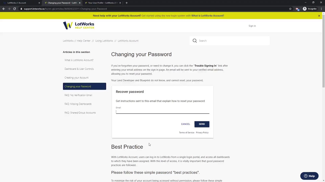 Your LotWorks Account - YouTube