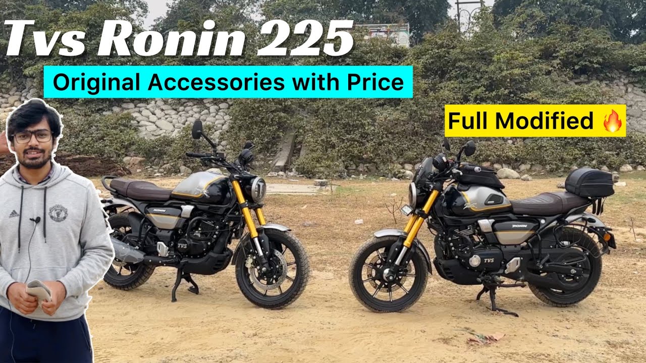 Tvs RONIN 225 New Model 2024 | Full Modified Original Accessories with ...