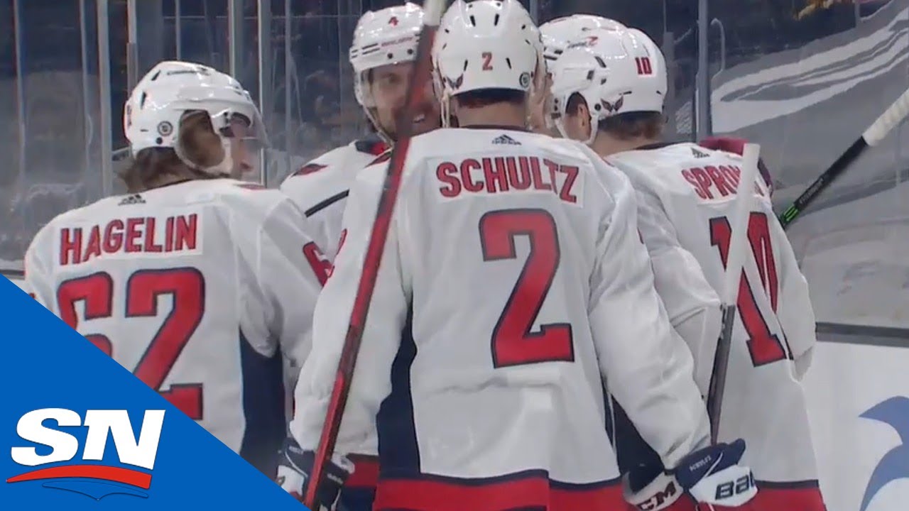 Capitals Score Two Goals In 16 Seconds Against The Bruins - YouTube