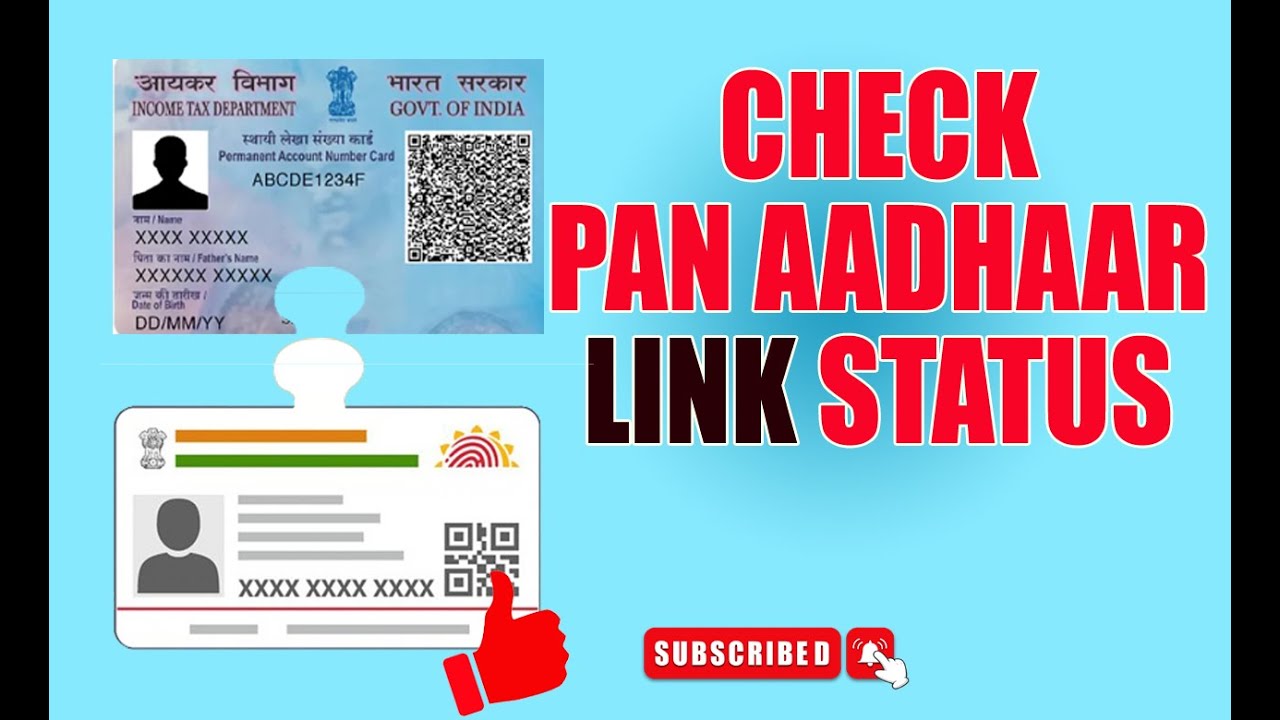 How To Check Pan Card And Aadhaar Link Status Pan Aur Aadhaar Link