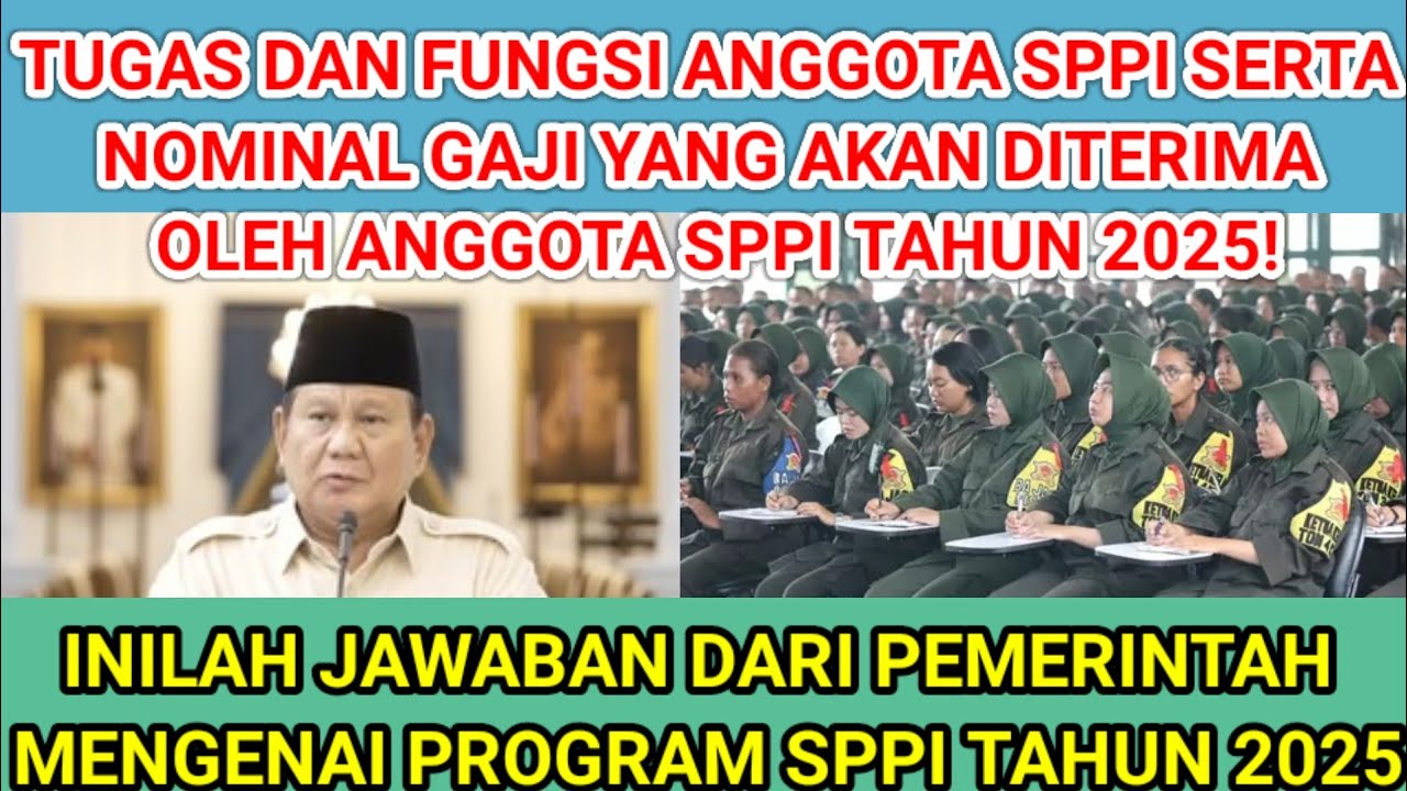 TERBARU! TUGAS DAN FUNGSI ANGGOTA SPPI SERTA NOMINAL GAJI YANG AKAN ...