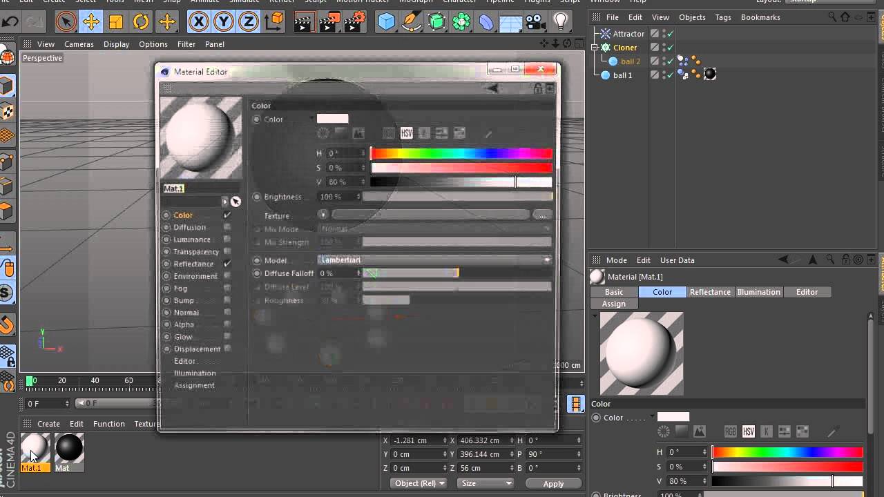 A.V.I. Tutorial - Cinema 4D - Attractor simulate - YouTube