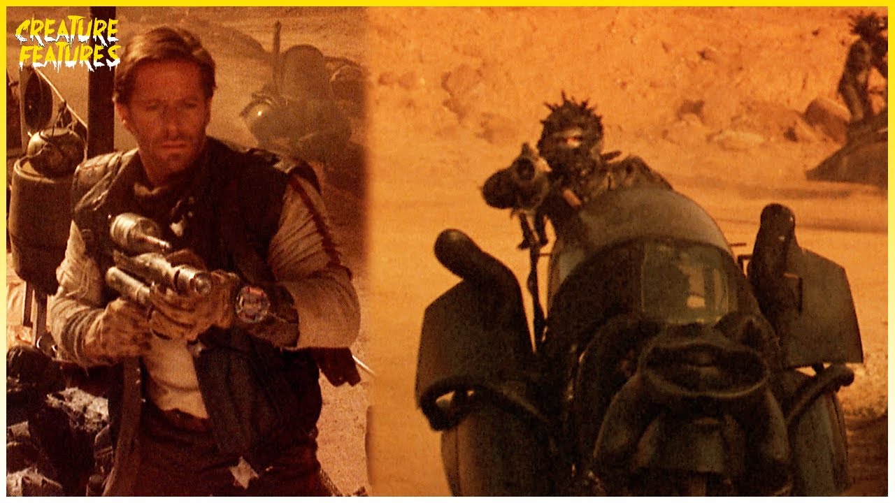 Marauders Fight Off The Nomads | Spacehunter | Creature Features - YouTube