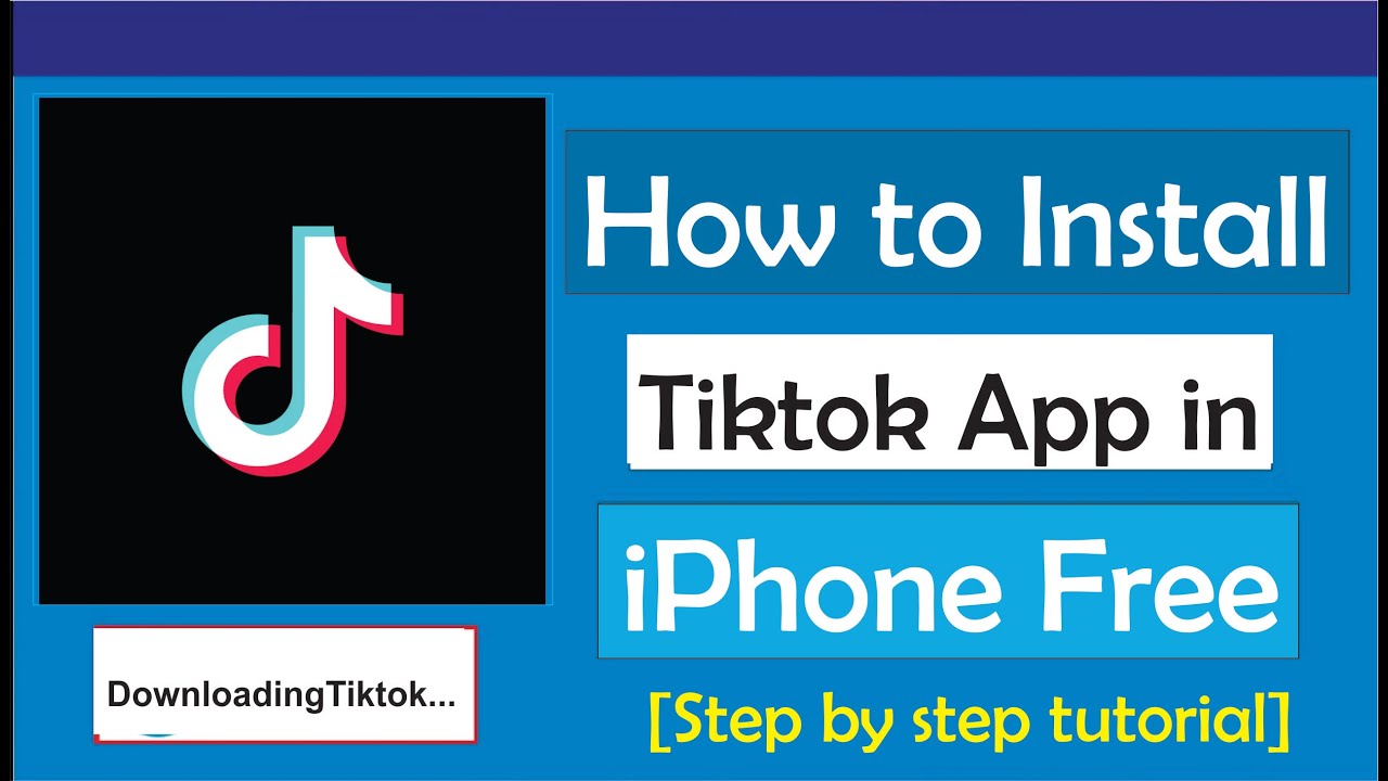 How to Install TikTok App in iPhone (Download and Install) - YouTube
