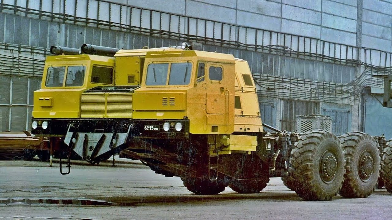 Soviet military truck giant. Strategic rocket launcher - YouTube