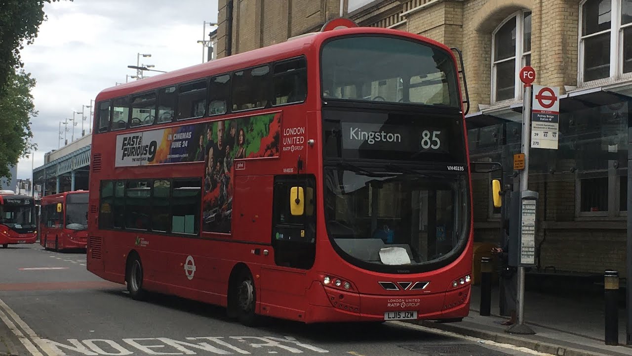 Full Route Visual | London United Route 85 | Putney Bridge - Kingston ...