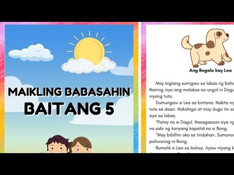 MAIKLING BABASAHIN PARA SA IKALIMANG BAITANG (GRADE 5) || INSTRUCTIONAL ...