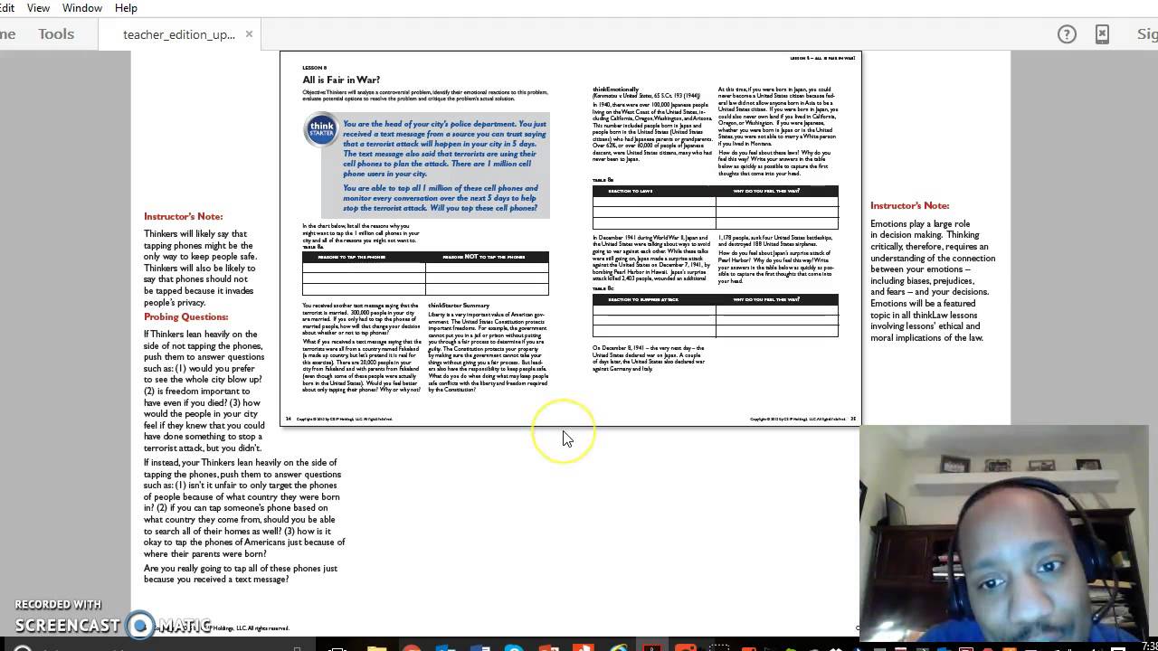 thinkLaw Volume 1, Lesson 8 - All is Fair in War? - YouTube