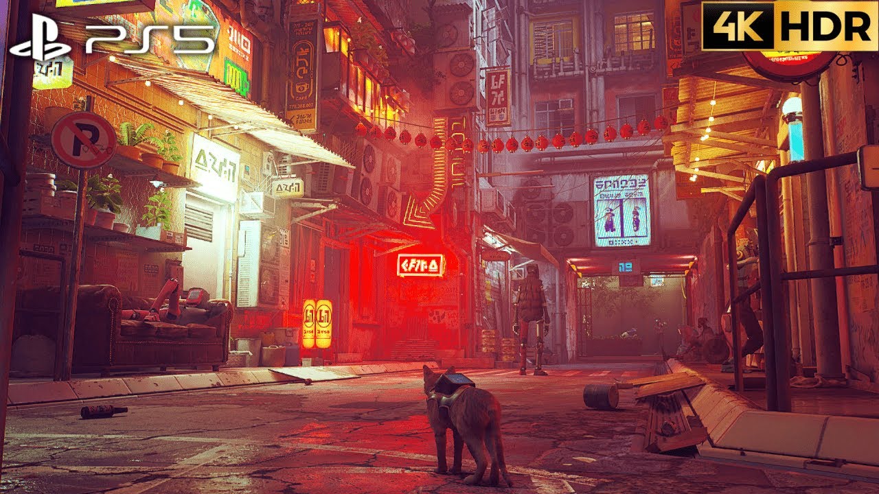 STRAY (PS5) Chapter 4: The Slums Walkthrough (4K HDR) - YouTube