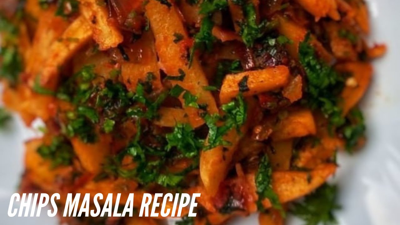 How I make my chips masala||Easy,Tasty Chips Masala |Kenyan Chips ...