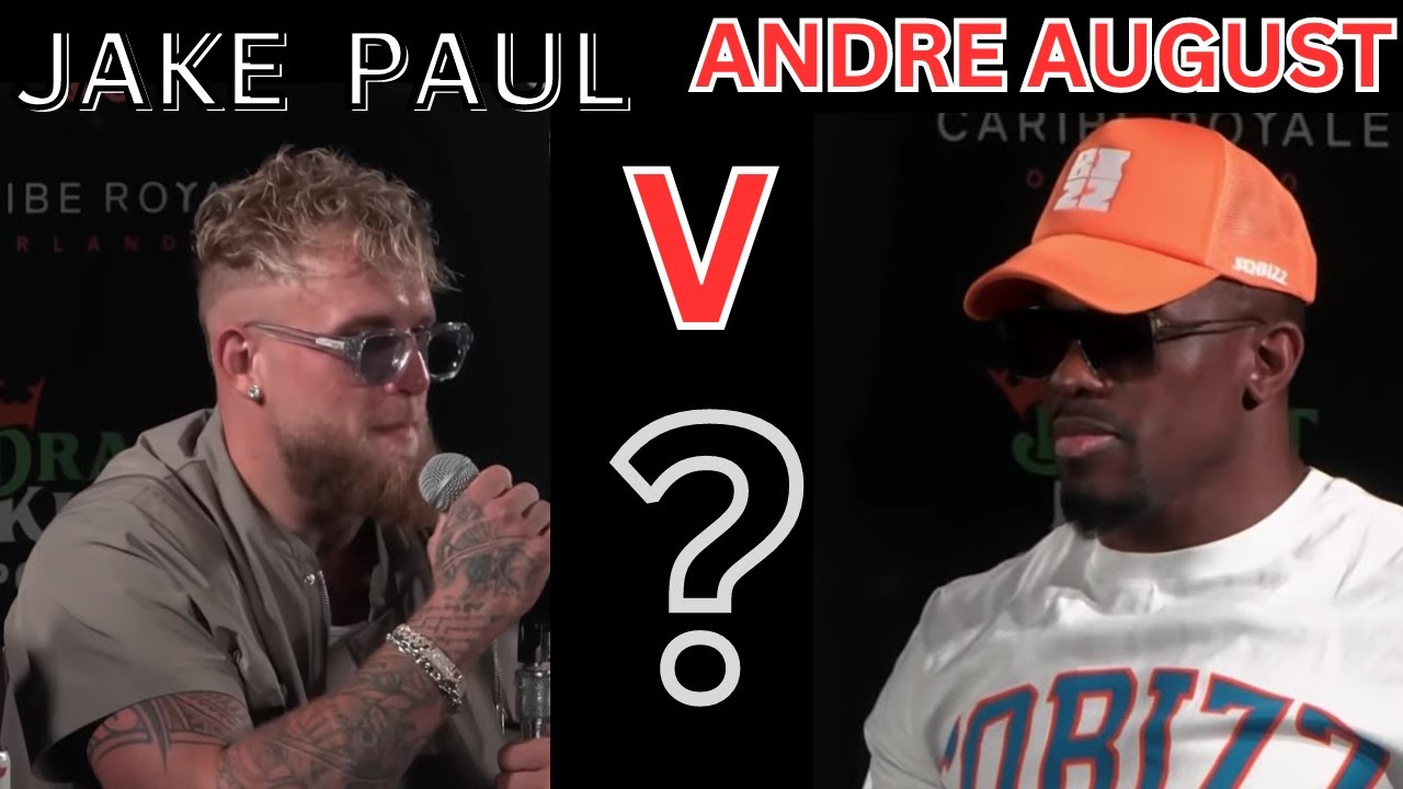 Jake Paul Vs Andre August Pre Fight Press Talk But Andre Allready Knows ...