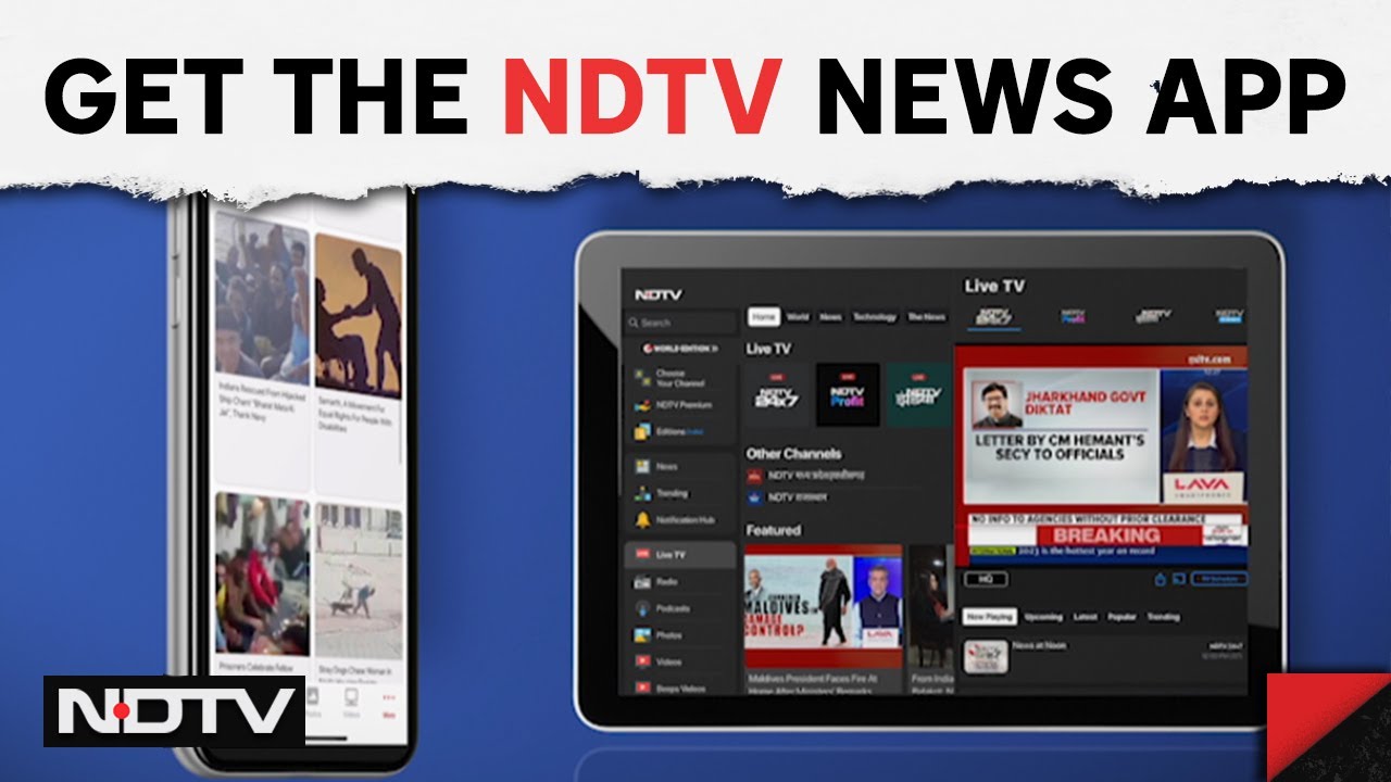 Get the New NDTV News App for iPhone, iPad and Android - YouTube