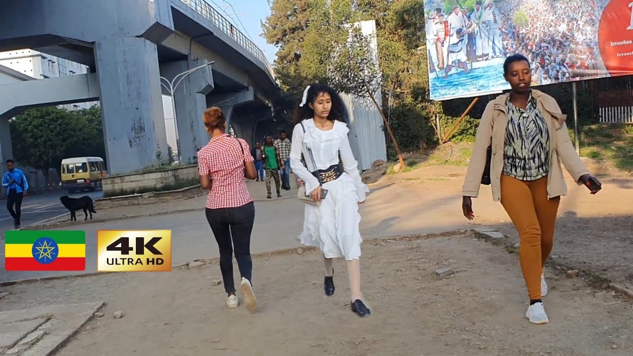 Urael , 🇪🇹 Addis Ababa walking Tour 2024 , Ethiopia - YouTube