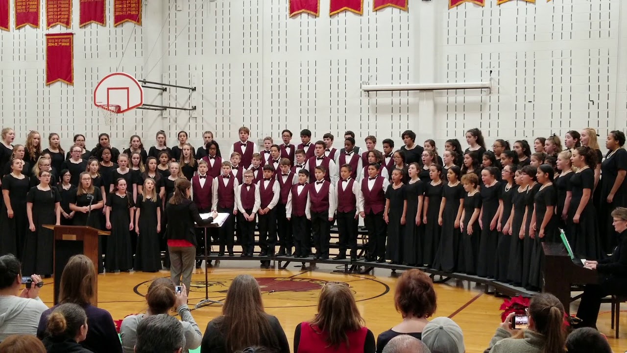 Bush Middle school Choir Holiday concert - YouTube
