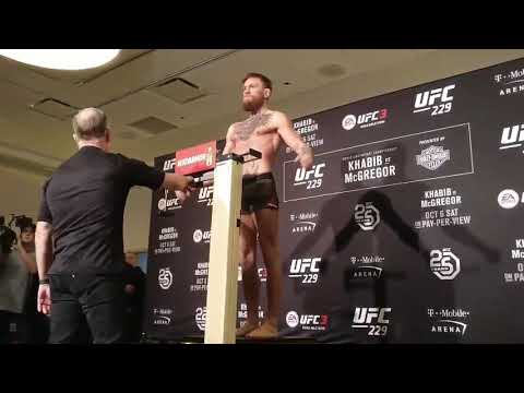Conor and Habib made weight before the fight