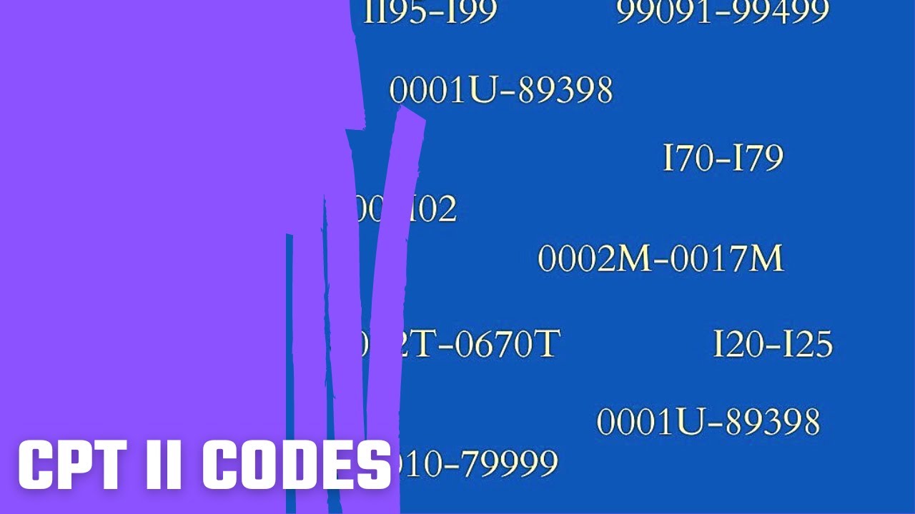 CPT II Codes YouTube