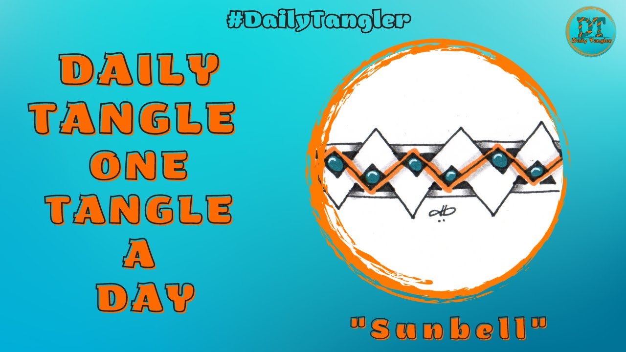 Daily Tangle - Sunbelt - Pattern Focus | How to draw | #DailyTangler ...