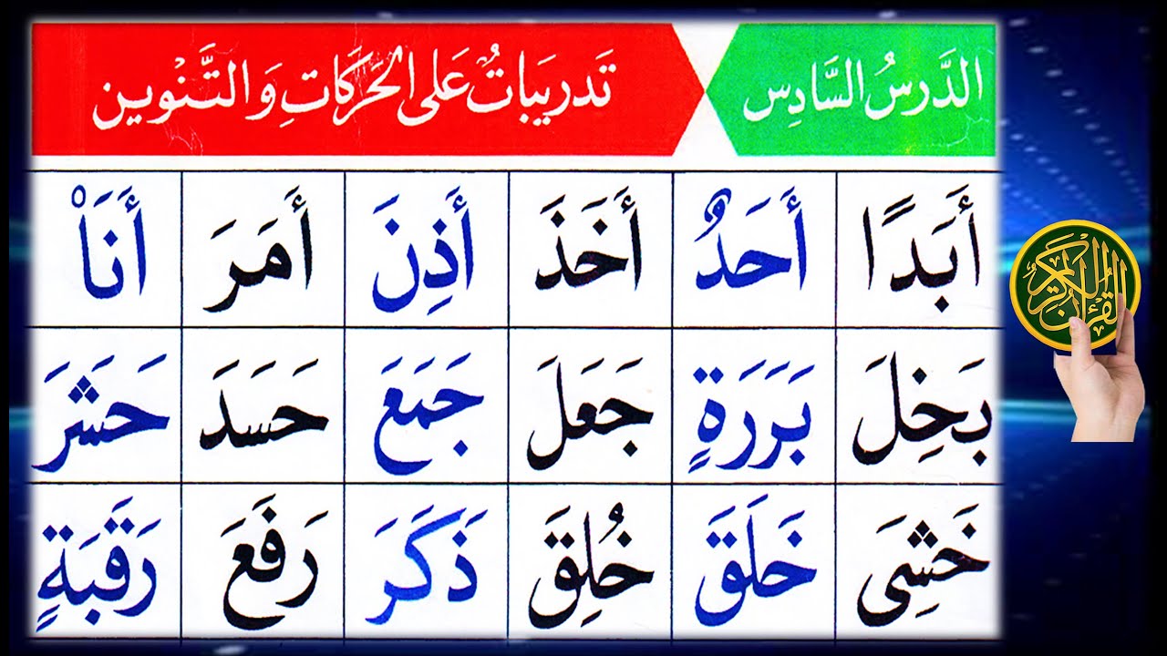 Learn Quran with Tajweed | Arabic alphabet with vowels | Noorani Qaida ...