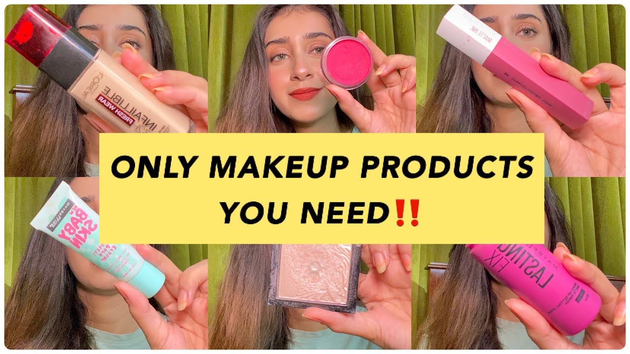 ONLY MAKEUP PRODUCTS YOU NEED‼️ | MY FAV MAKEUP PRODUCT RECOMMENDATIONS ...