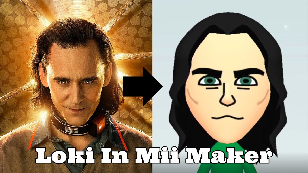 How To Make Loki In Mii Maker - YouTube