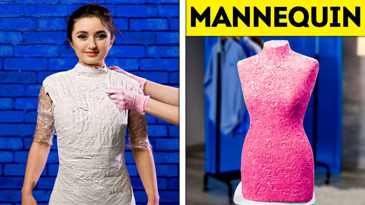 DIY MANNEQUIN || DOLLAR STORE GYPSUM AND CEMENT DIYs THAT MIGHT BE ...