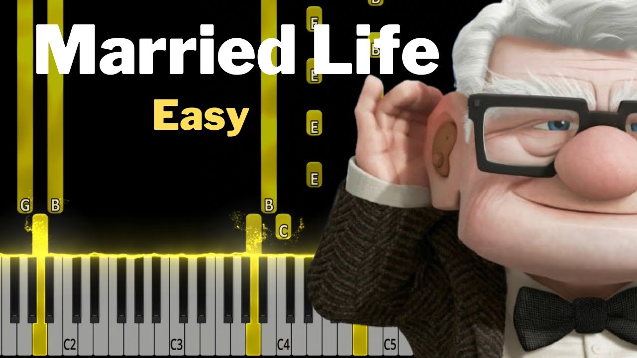 EASY Piano Tutorial | Married Life - Up - YouTube