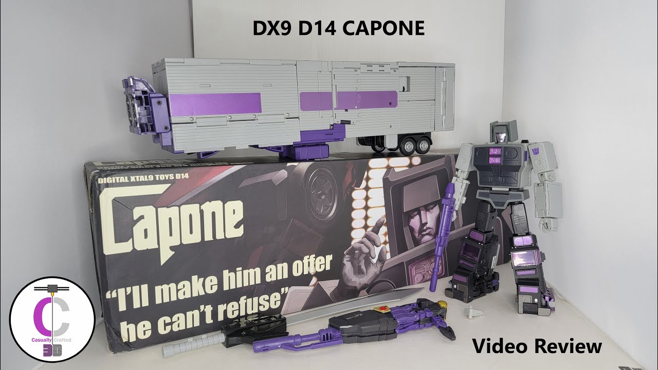 Transformers Review: Dx9 D14 Capone (Motormaster) - YouTube