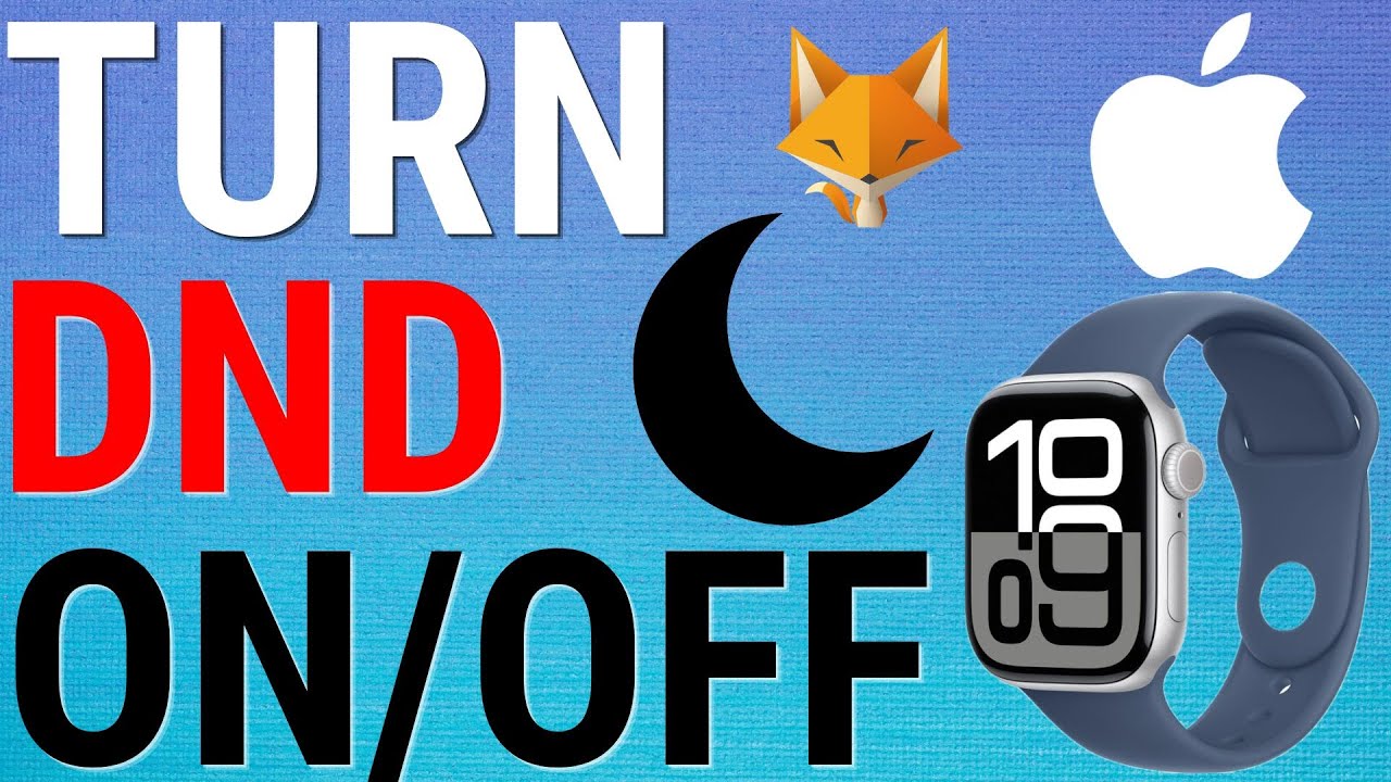 How To Turn Do Not Disturb Mode On/Off On Apple Watch Series 10 - YouTube