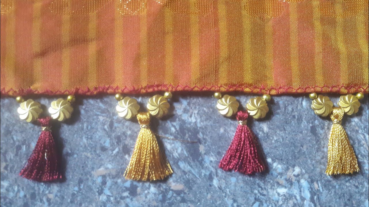 Simple Kuchu Design with beads - YouTube