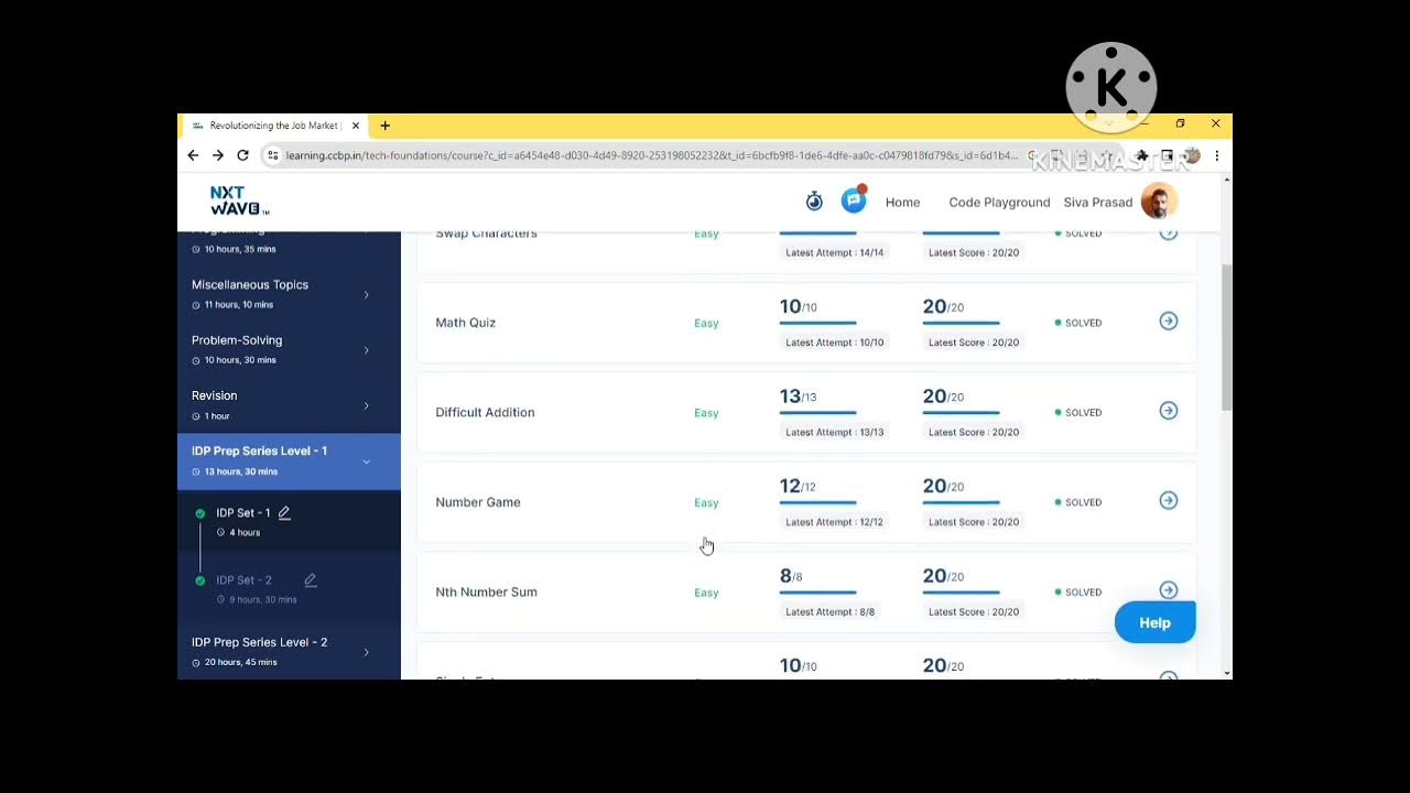 Idp Set 1 Python Nxtwave Ccbp 40 All Questions And Answers