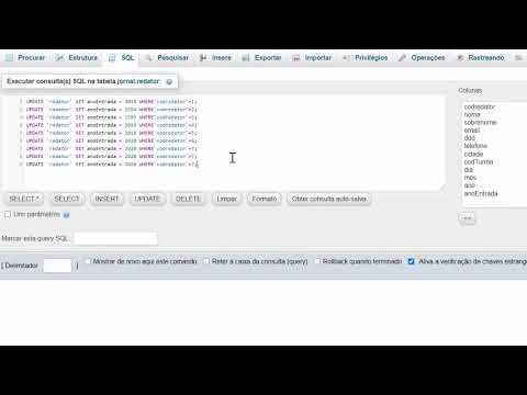 Comando Alter Table(DDL) e Update(DML) - Lista de Exercícios. Parte 1 ...