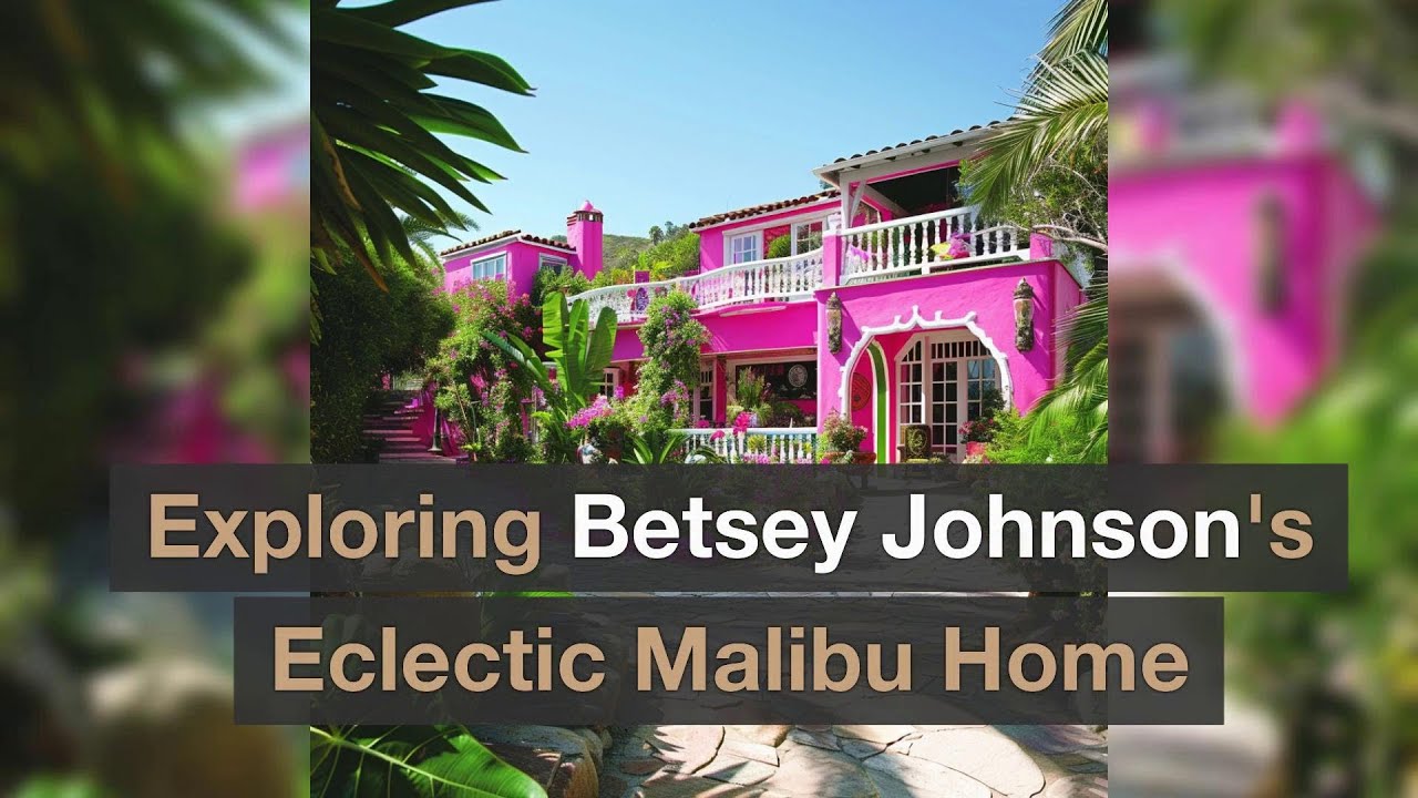 Exploring Betsey Johnsons Eclectic Malibu Home A Colorful Paradise ...