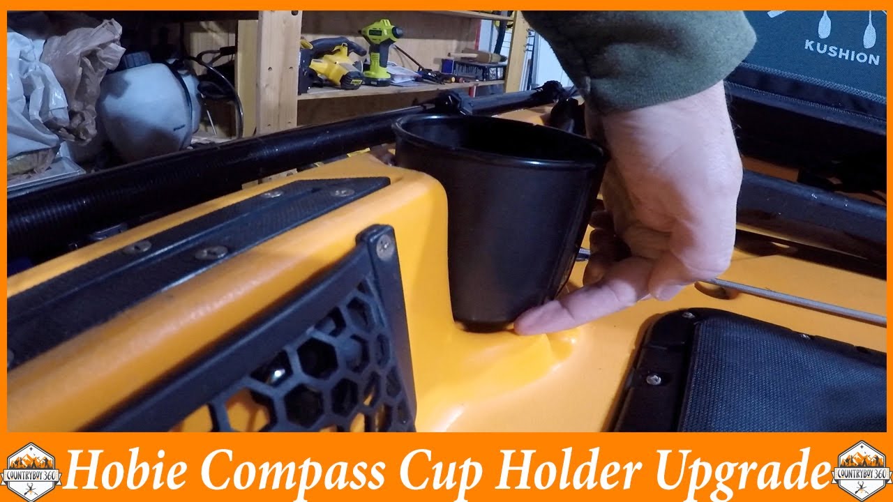 Hobie Compass Cup Holder Upgrade || Hobie Compass || Kayak Fishing ...