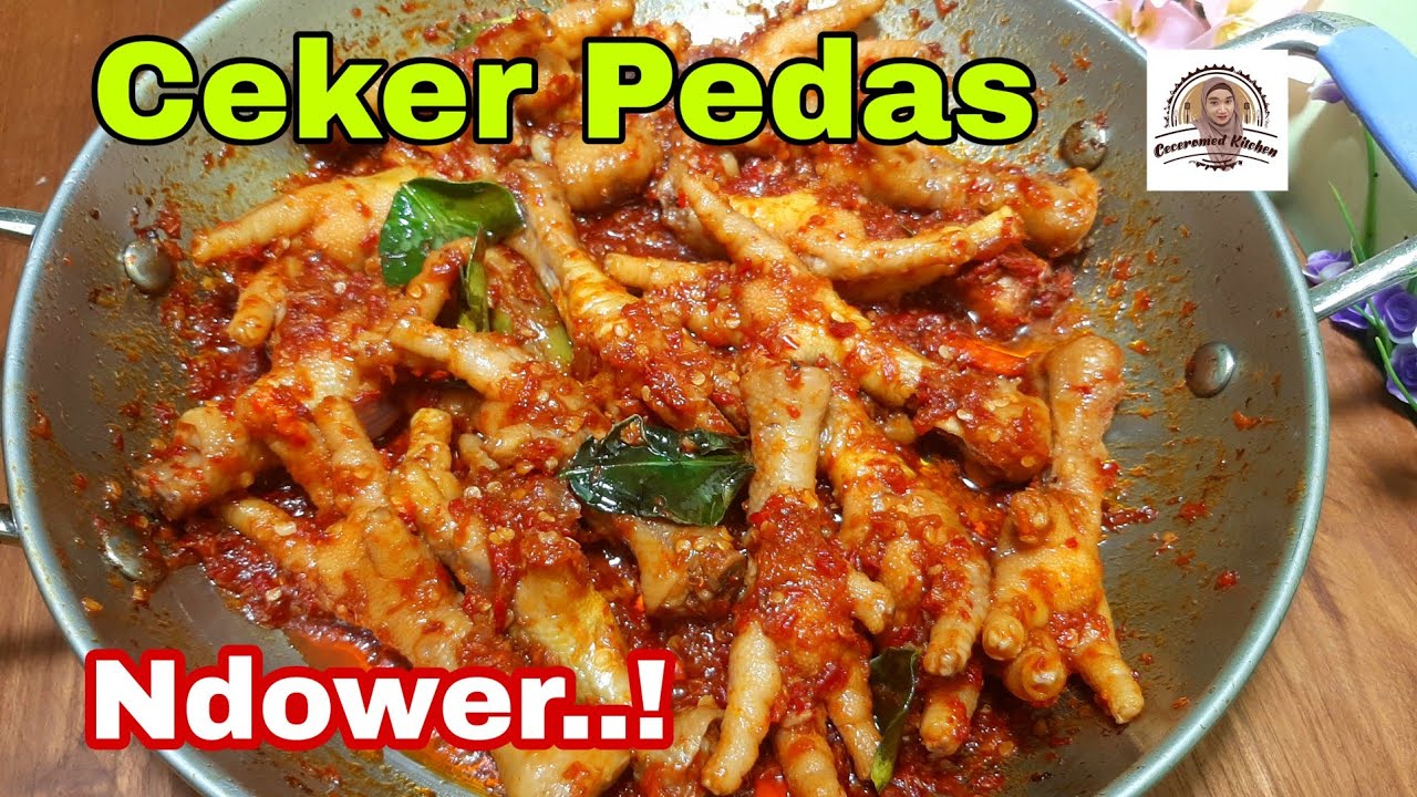 Ceker Pedas Ndower. Pedes bangeeeeettt... - YouTube