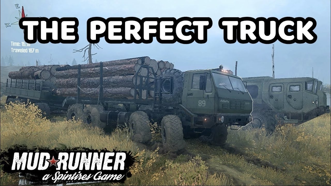 Spintires Mudrunner: The Perfect Truck | E-7310 vs Kraz 6316 - YouTube