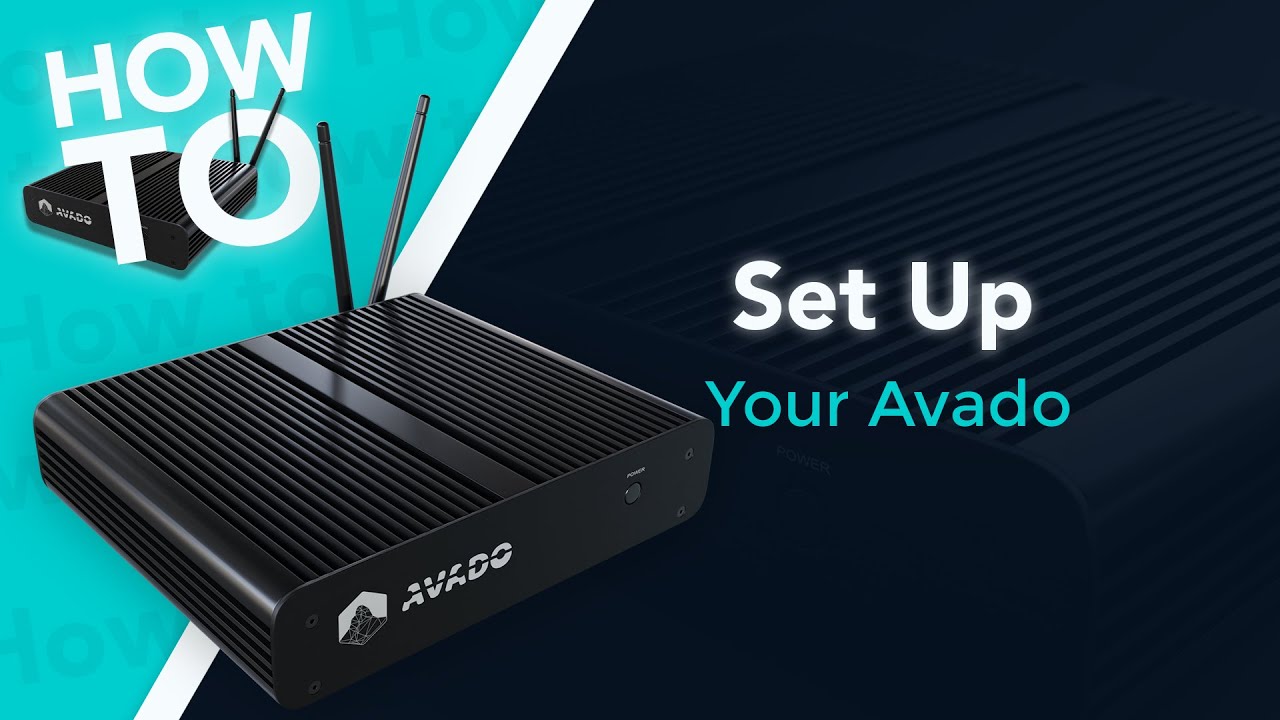 How to set up your Avado - YouTube