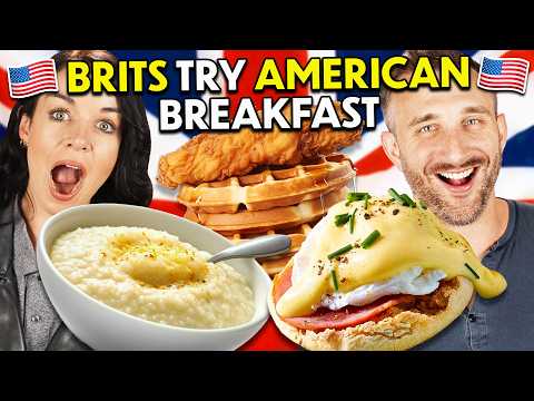 Brits Try and Rank American Breakfasts!