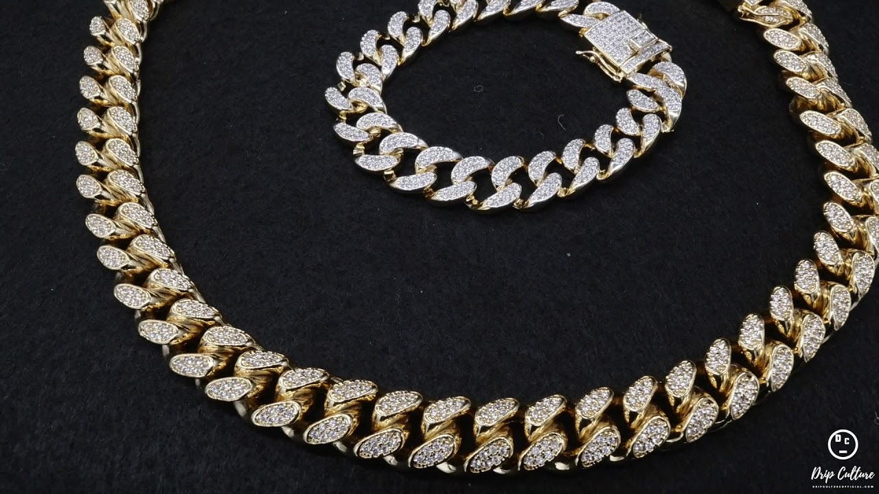 The Gold Cuban Link Set dripcultureofficial.com - YouTube