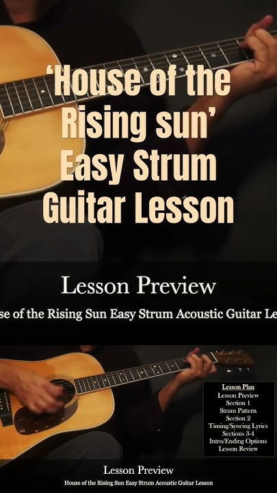 House of the Rising Sun Guitar Lesson [Easy Strum for Beginners] - YouTube