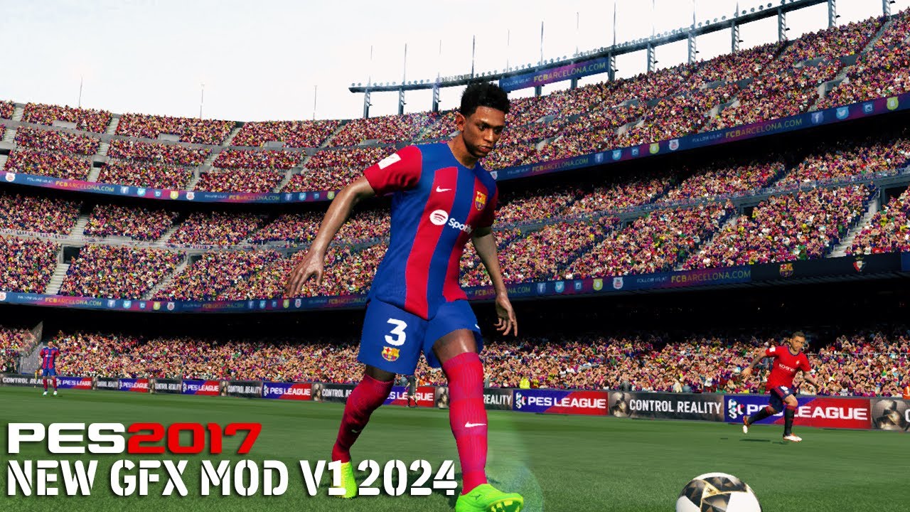 PES 2017 - New GFX Mod V1 2024 By JDPROUZ - YouTube
